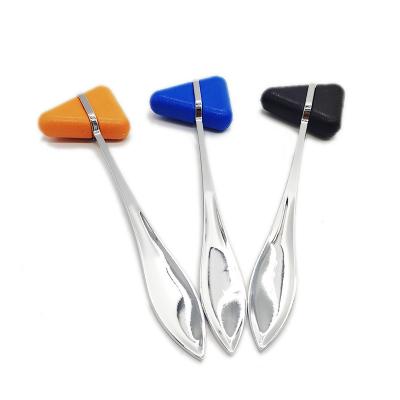 China 18.5cm Triangle Neurological Reflex Percussion Hammer Stainless Steel Rubber 90g for sale