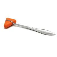 China 18.5cm Triangle Neurological Reflex Percussion Hammer Stainless Steel Rubber 90g for sale