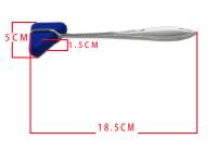 China 18.5cm Triangle Neurological Reflex Percussion Hammer Stainless Steel Rubber 90g for sale