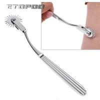China Stainless Steel Neurological Reflex Hammer 130g with Soft Rubber Roller for Nerve Diagnosis for sale