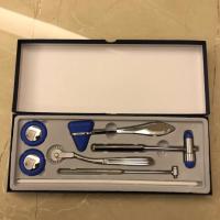 China Neurological Reflex Percussion Hammer 5 Piece Set Stainless Steel 0.6kg for sale