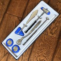 China Neurological Reflex Percussion Hammer 5 Piece Set Stainless Steel 0.6kg for sale