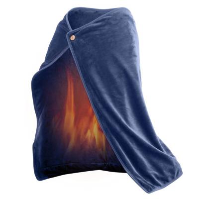 China USB Heating Electric Throw Blanket 100x70cm Washable Flannel Pain Relief Pad for sale