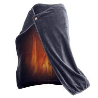 China USB Heating Electric Throw Blanket 100x70cm Washable Flannel Pain Relief Pad for sale