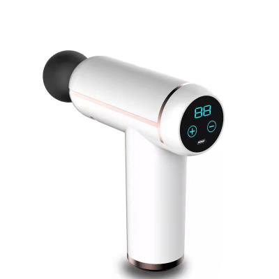 China Mini 32 Gear Fascia Massage Gun 3200 RPM Muscle Relaxation Fitness Massager for sale