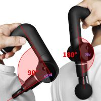 China Rotating Custom Logo Gym Sports Fascia Massage Gun 3200 RPM LCD Display Muscle Relaxation Massager for sale