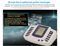 China Medical Digital Meridian Back Massage Instrument TCM Neck Physiotherapy 22 Neodymium Magnets for sale