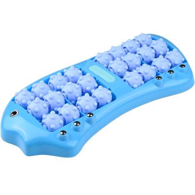 China Twenty Four Heads Foot Back Point Massager Relaxation Eliminate Oedema 25x14x6cm Blue for sale