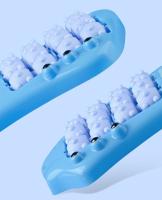 China Twenty Four Heads Foot Back Point Massager Relaxation Eliminate Oedema 25x14x6cm Blue for sale