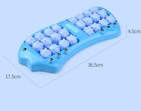 China Twenty Four Heads Foot Back Point Massager Relaxation Eliminate Oedema 25x14x6cm Blue for sale