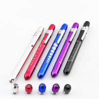 China Aluminum Alloy Medical Penlight 1W Warm LED Rechargeable Portable Diagnostic Tool 250 Lumens for sale