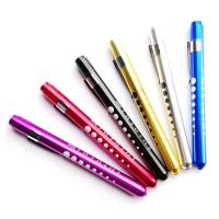 China Aluminum Alloy Medical Penlight 1W Warm LED Rechargeable Portable Diagnostic Tool 250 Lumens for sale