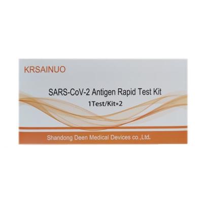 China COVID-19 Antigen Self Test Kit Rapid RTK AG 12 Min Result 90% Accuracy for sale