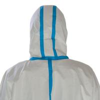 China Disposable PPE Kit 50-63gsm Protective Coverall PP PE Non Woven Medical Suit CE FDA for sale