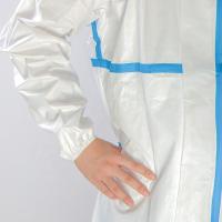 China Disposable PPE Kit 50-63gsm Protective Coverall PP PE Non Woven Medical Suit CE FDA for sale