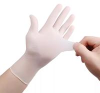 China Disposable Surgical Latex Gloves Powder Free Sizes S M L XL 50 Pairs per Box for sale
