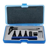 China Stainless Steel Digital Otoscope Set for Hospital ENT Examination with AAA Battery Powered LED Light for sale