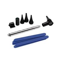China Stainless Steel Digital Otoscope Set for Hospital ENT Examination with AAA Battery Powered LED Light for sale