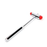 China 23cm Stainless Steel Neurological Reflex Hammer with Soft Rubber Head 90g for sale