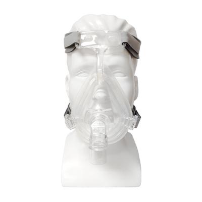 China PVC Silicone CPAP BIPAP Breathing Mask with Vent for Ventilator Anesthesia Machine S M L for sale