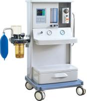 China SIMV IPPV Anesthesia Machine 1500ml Tidal Volume 5.7 Inch LCD Display Single Vaporizer ICU Trolley for sale