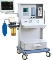 China SIMV IPPV Anesthesia Machine 1500ml Tidal Volume 5.7 Inch LCD Display Single Vaporizer ICU Trolley for sale
