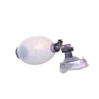 China Infant Silicone BVM Resuscitator Manual Ambu Bag 40 cmH2O Safety Valve Reusable for sale