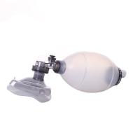 China Infant Silicone BVM Resuscitator Manual Ambu Bag 40 cmH2O Safety Valve Reusable for sale