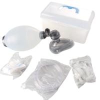 China Infant Silicone BVM Resuscitator Manual Ambu Bag 40 cmH2O Safety Valve Reusable for sale