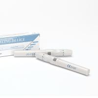 China Disposable Medical Blood Lancet Pen Adjustable 5 Depth Settings Sterile CE FDA for sale