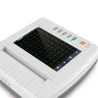 China CONTEC ECG1212G 12-Lead Portable ECG Monitor 12 Channel Touch Screen Telemedicine Machine 50Hz for sale
