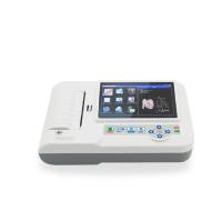 China CONTEC ECG600G 3/6 Channel Portable 12 Lead ECG Machine Electrocardiograph CE for sale