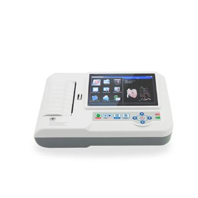 China CONTEC ECG600G 3/6 Channel Portable 12 Lead ECG Machine Electrocardiograph CE for sale