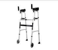 China Aluminum Folding Rollator Walker with Seat 230kg Capacity Lightweight Mobility Aid for sale