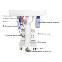 China Electric Veterinary Dental Unit 90 Degree Rotating Tray Mobile with Air Compressor for sale