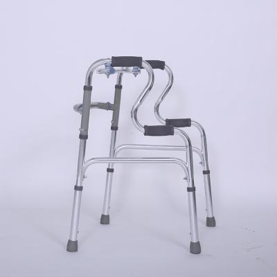 China Folding Lightweight Aluminum Alloy Walking Frame Walker for Disabled 150 kg Capacity for sale