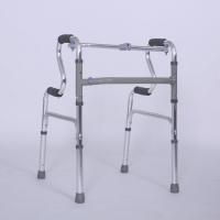 China Folding Lightweight Aluminum Alloy Walking Frame Walker for Disabled 150 kg Capacity for sale