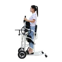 China Hydraulic Lever Standing Mobility Walker for Disabled 150 kg Capacity Steel Frame for sale