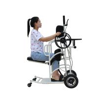 China Hydraulic Lever Standing Mobility Walker for Disabled 150 kg Capacity Steel Frame for sale