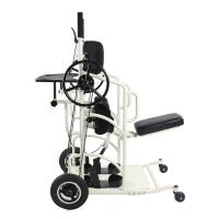 China Hydraulic Lever Standing Mobility Walker for Disabled 150 kg Capacity Steel Frame for sale
