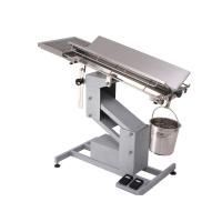 China Stainless Steel Veterinary Surgery Table C Arm Electrical Height Adjustable Easy Clean 150kg for sale