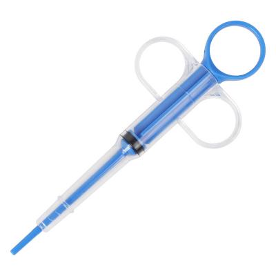 China Pet Pill Shooter Cat Dog Pill Dispenser Silicone Syringe 15cm 30g for sale