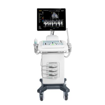 China BPU90 Color Doppler Ultrasound System Trolley Stand Veterinary Ultrasound Machine for Pets 15in Monitor 351mm Depth for sale