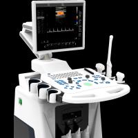 China BPU90 Color Doppler Ultrasound System Trolley Stand Veterinary Ultrasound Machine for Pets 15in Monitor 351mm Depth for sale