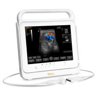 China 12MHz Handheld Veterinary Ultrasound Scanner Convex Array 15 Inch LCD for sale