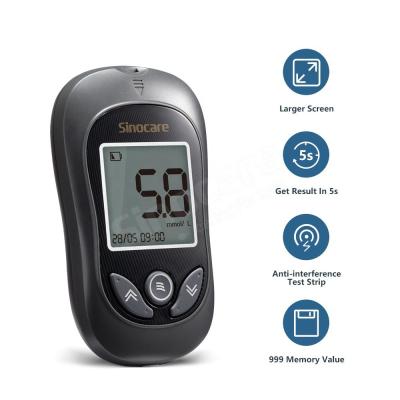 China PVC Non Invasive Blood Glucose Meter Continuous 5s Electronic Blood Sugar Monitor 999 Memory for sale