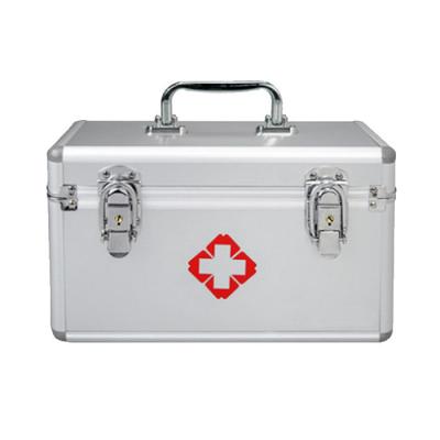 China Aluminum First Aid Kit Bag 35x22x18.5cm CE Certified Emergency Medical Equipment for Car Outdoor for sale