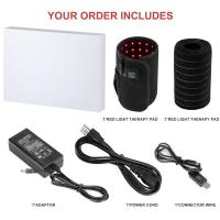 China Infrared Therapeutic Heating Pad 660nm 850nm LED Light Therapy Belt 120 LEDs 16W for sale