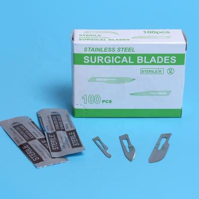 China Disposable Surgical Blades Stainless Steel Scalpel CE Certified 10x10x15cm for sale