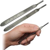 China Stainless Steel Surgical Scalpel Mini Handle Reusable Sharp Cut CE Certified Custom Size for sale